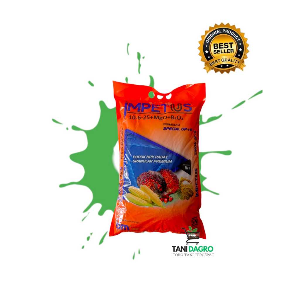 Jual PUPUK NPK Impetus 10-6-25+MgO+B2O3 Behn Meyer Kemasan 5 Kg - UNTUK ...