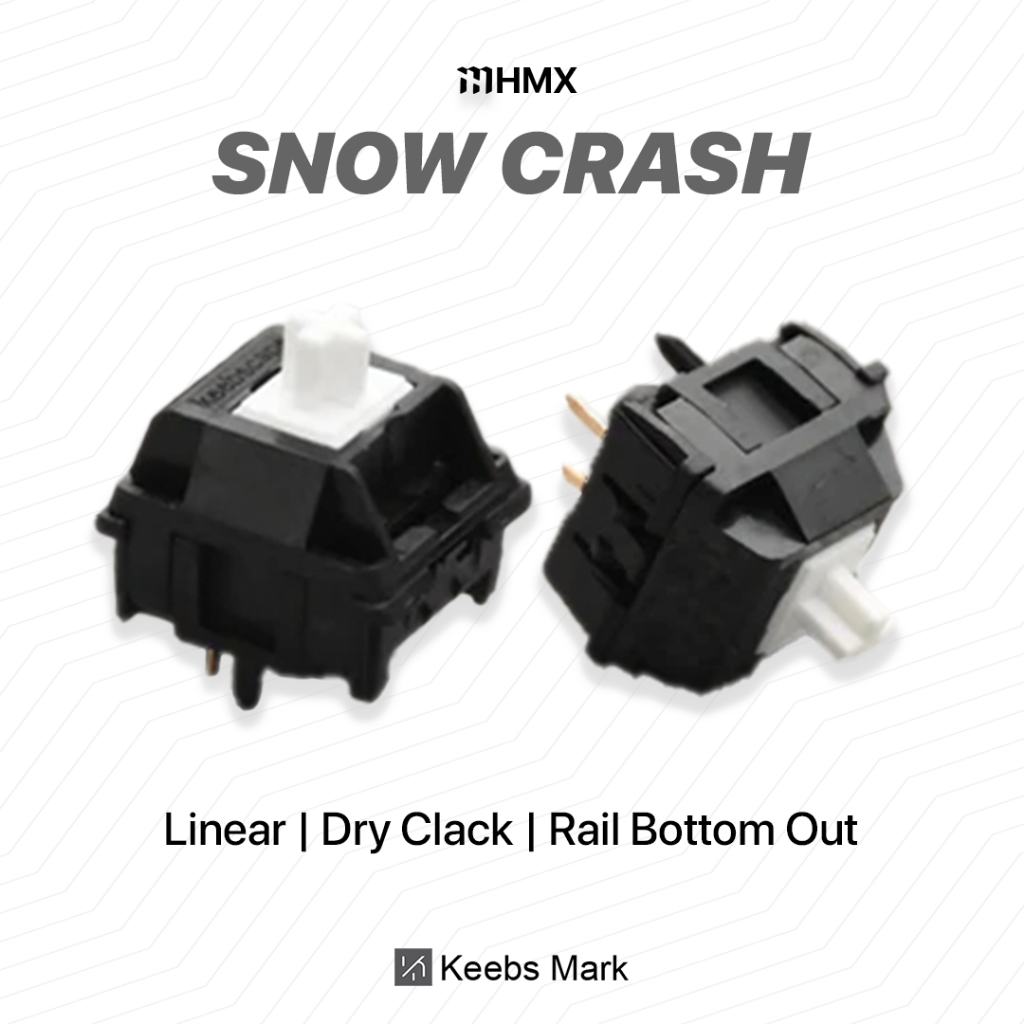 Jual HMX Snow Crash Linear Switch Mechanical Keyboard | Shopee Indonesia