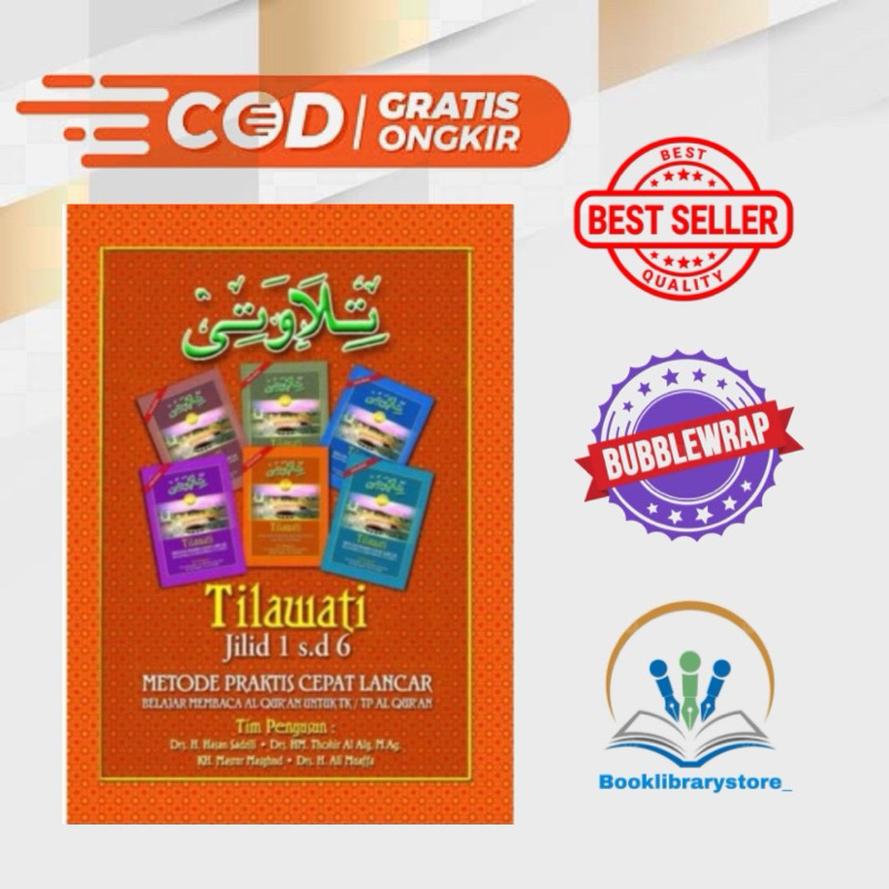 Jual BUKU TILAWATI LENGKAP JILID 1 SAMPAI 6 SOFT COVER di krim hari ini ...