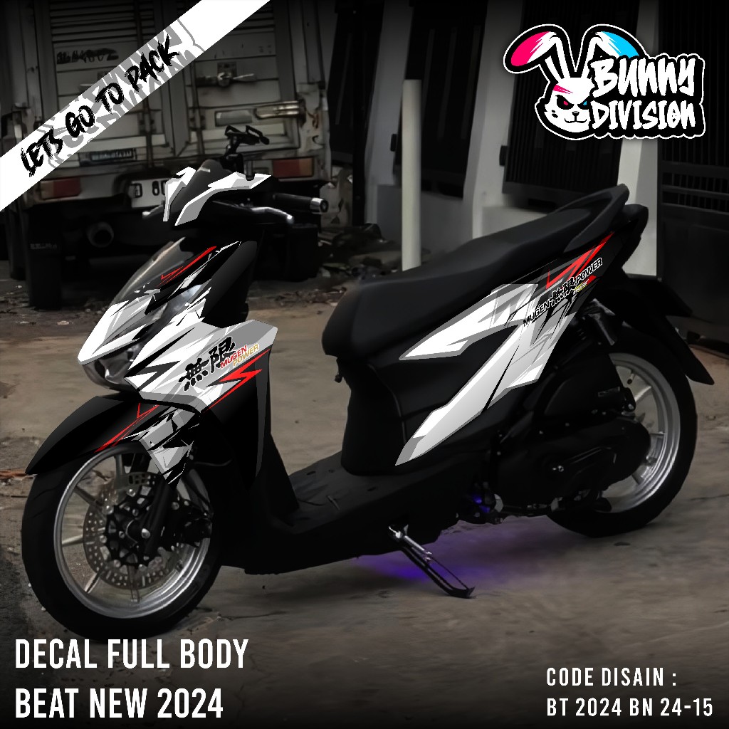Jual (COD PROMO) TERBARU Decal Sticker Honda Beat DELUXE STREET REMOTE ...