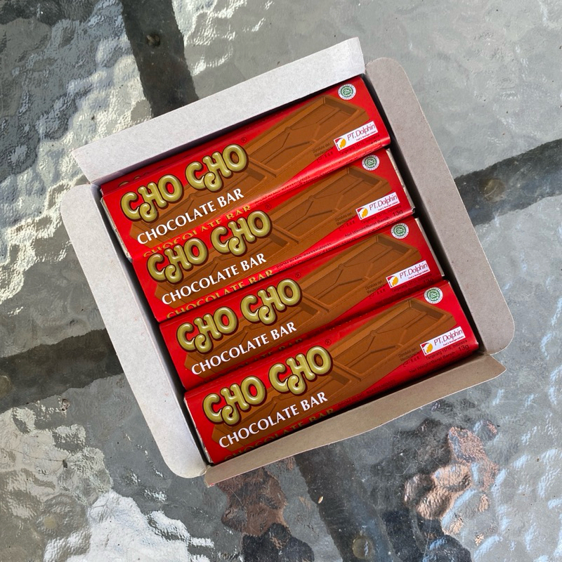 Jual Cho Cho Chocolate Bar Kemasan 13 gram Kemasan 1 Pack Isi 24 Pcs ...