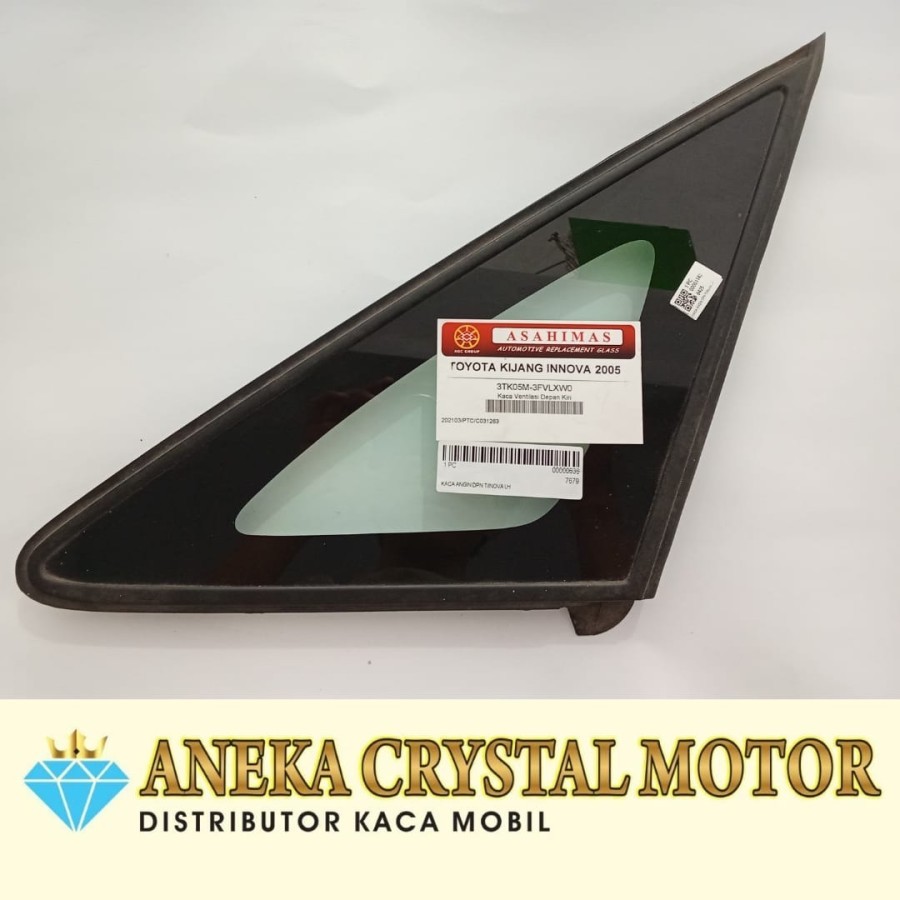 Jual ASAHIMAS Kaca Depan Angin/Segitiga Kiri TOYOTA KIJANG INNOVA 2005 ...