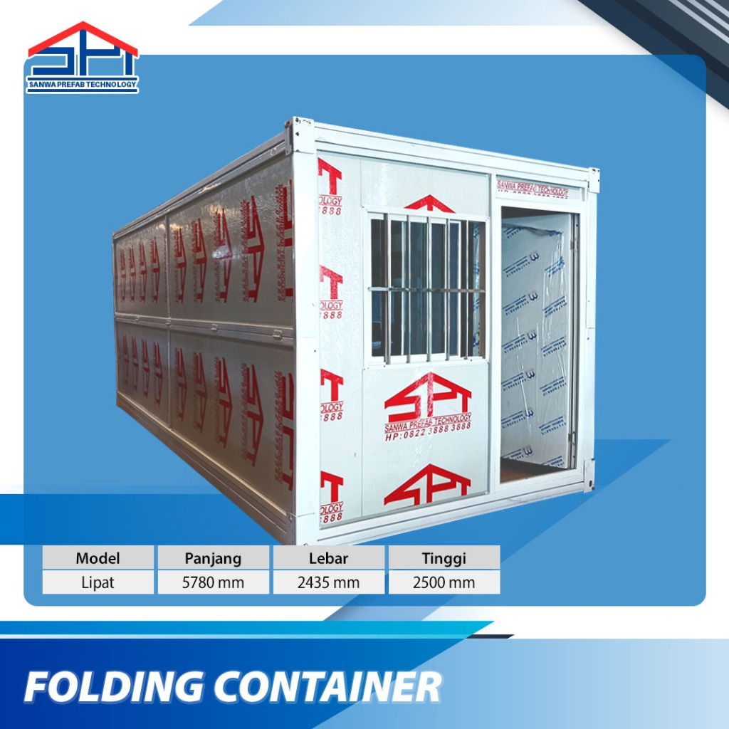 Jual Sanwa - Folding Container/Kontainer Struktur House Modular Office Knockdown Termurah ...