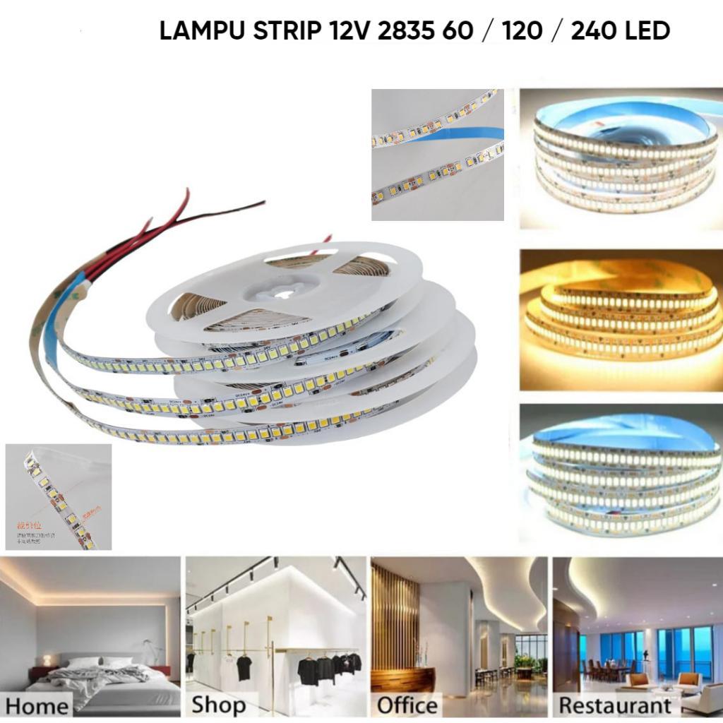 Jual lampu led strip SMD 2835 60LAMPU 120LAMPU 240LAMPU strip tempel ...