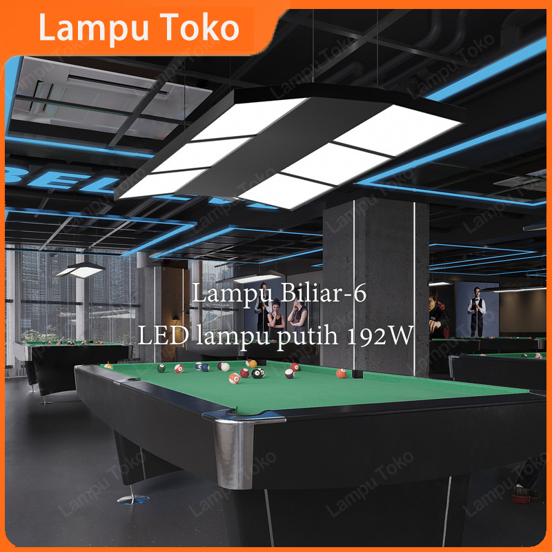 Jual 24 bulan Garansi Lampu LED Meja Billiard 6 Panel 6 LED/ 8 Panel ...