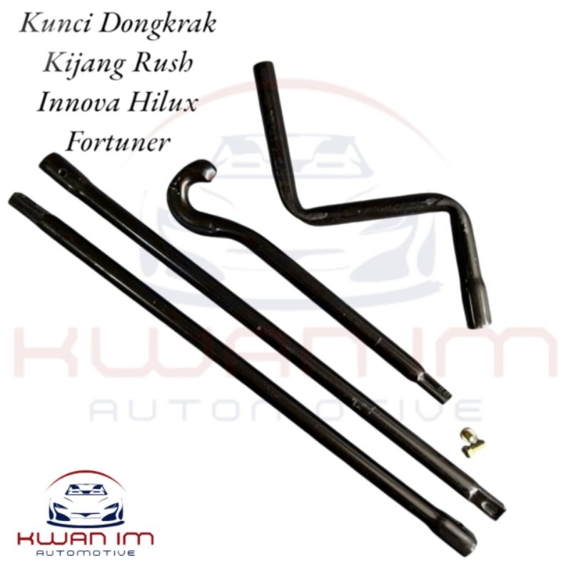 Jual Kunci Gagang Ban Serep Kijang Innova Fortuner Type Komplit 4pcs ...