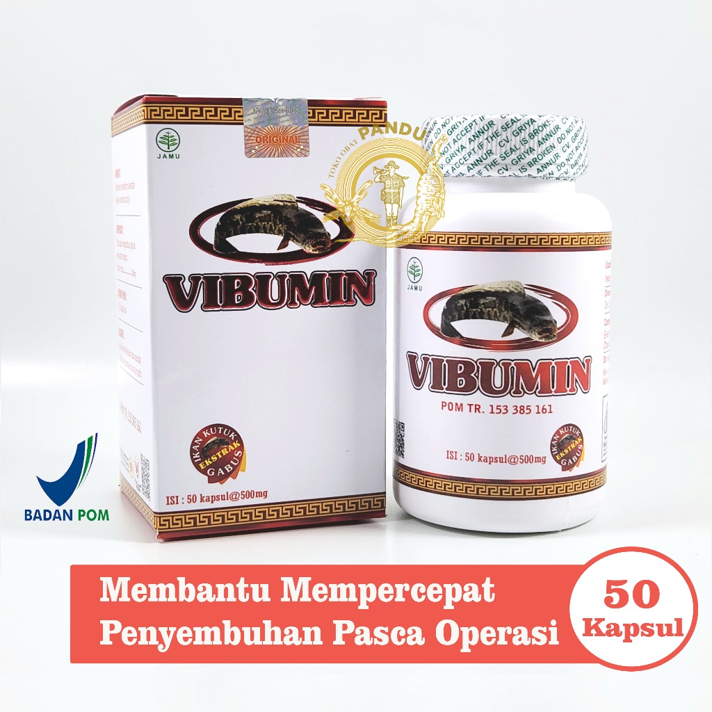Jual VIBUMIN / VIBUMIN PLUS / IKAN GABUS / DAYA TAHAN TUBUH / PASCA ...