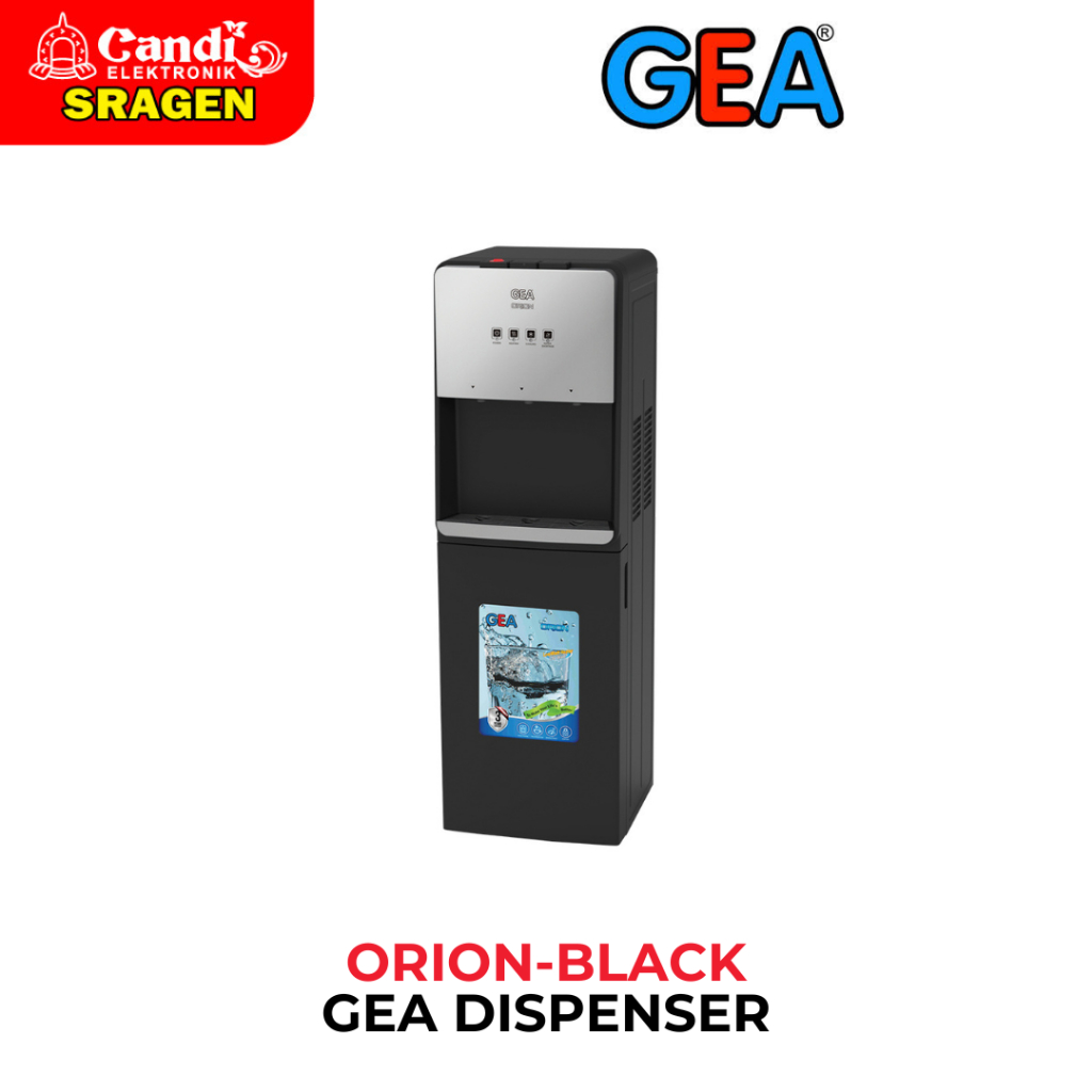 Jual GEA Dispenser Galon Bawah - ORION-BLACK | Shopee Indonesia