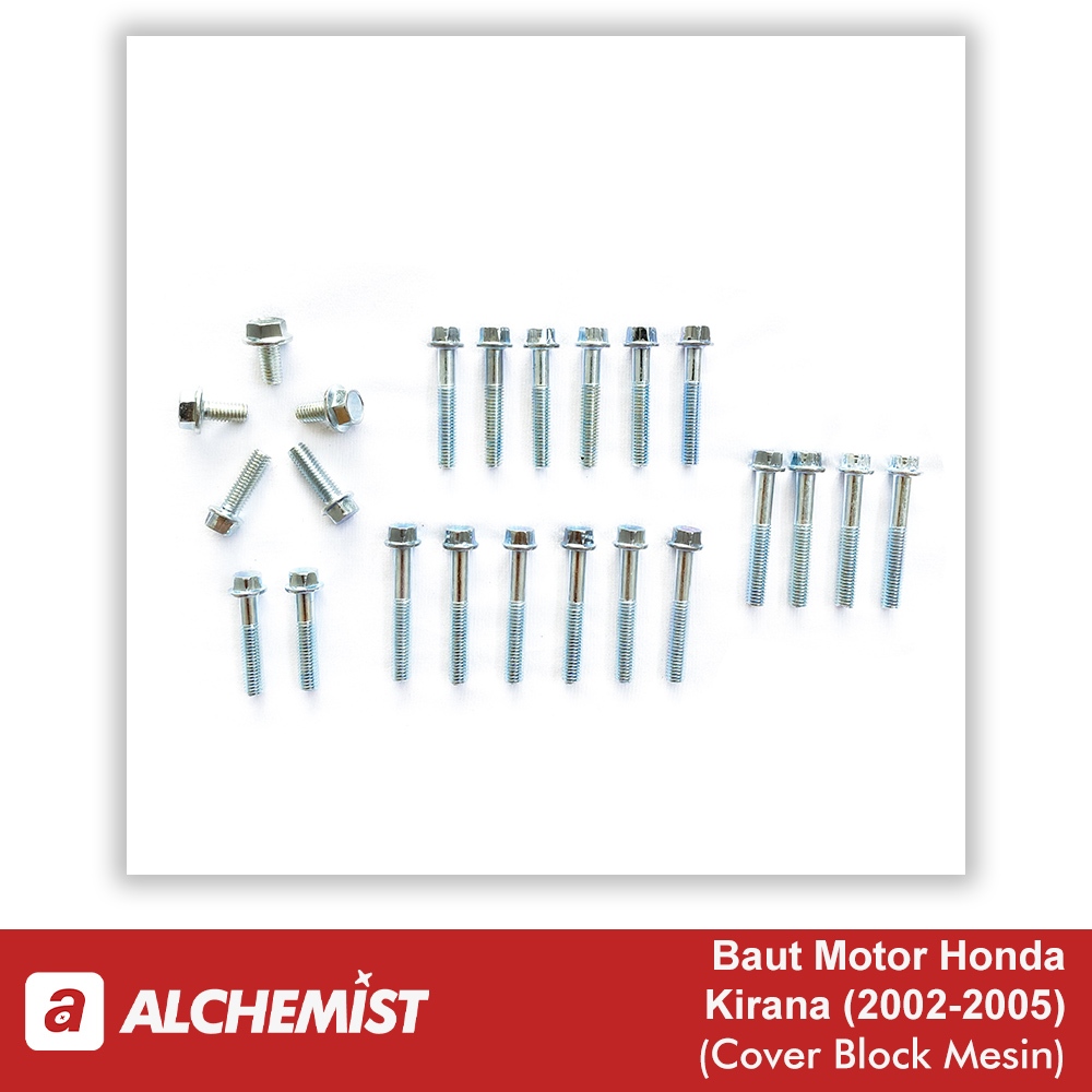 Jual COD Baut Block Mesin Honda Kirana 1 Set / Baud Bak Mesin Kanan Kiri Honda Kirana FullSet ...