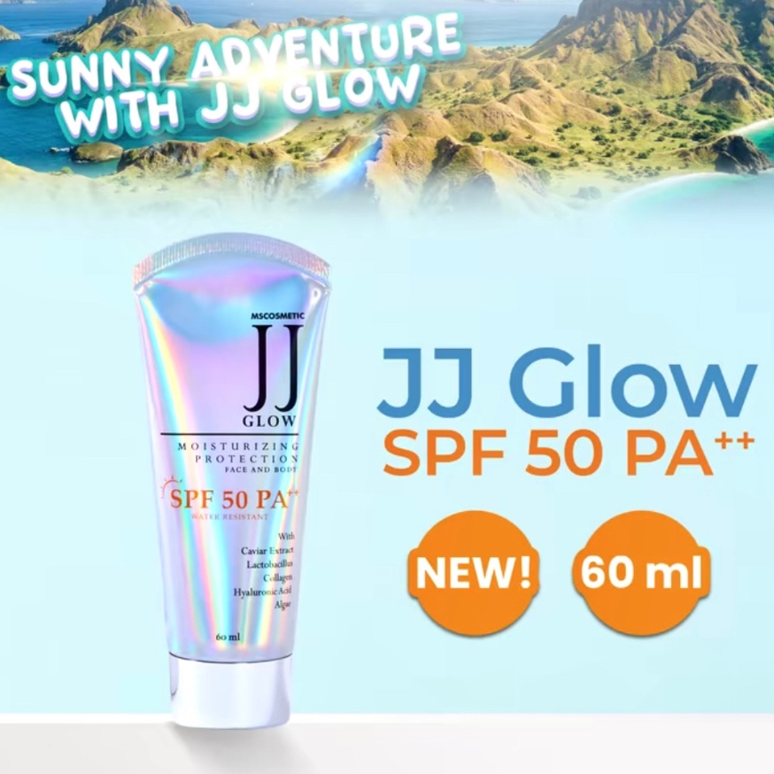 Jual [COD] MSGLOW NEW JJ GLOW SPF 50 PA ++ / SUNSCREEN FACE & BODY ...