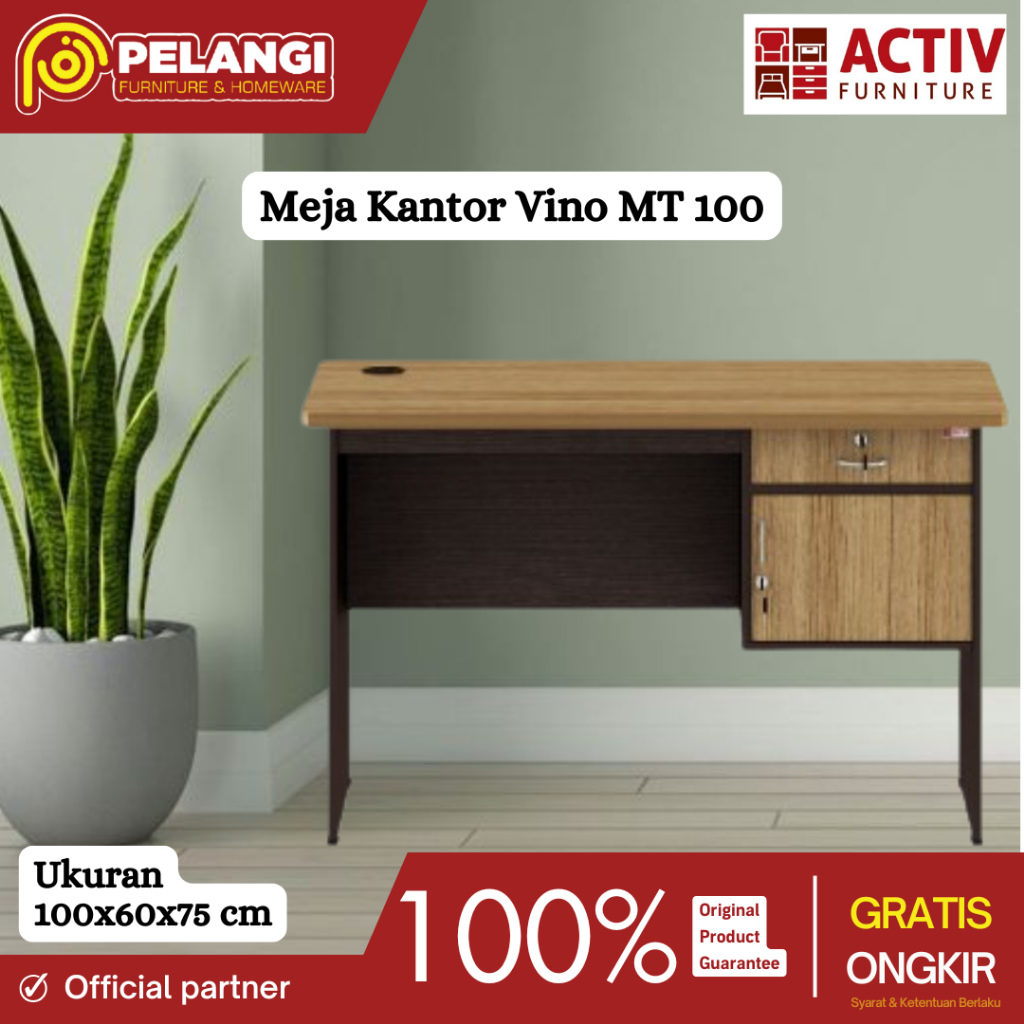 Jual Meja Kantor | Meja Tulis | Activ Vino MT 100 | Meja Belajar | Meja ...