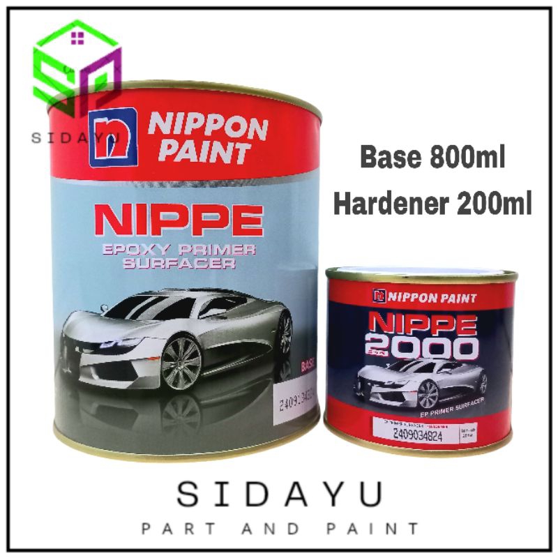 Jual Cat Dasar Epoxy Primer Surfacer Nippe 2000 1KG | Shopee Indonesia