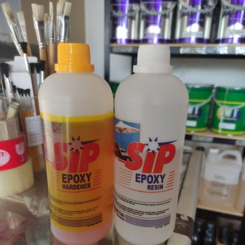 Jual Lem Sip Besar 1 Dus 20 Botol Set Resin Hardiner | Shopee Indonesia