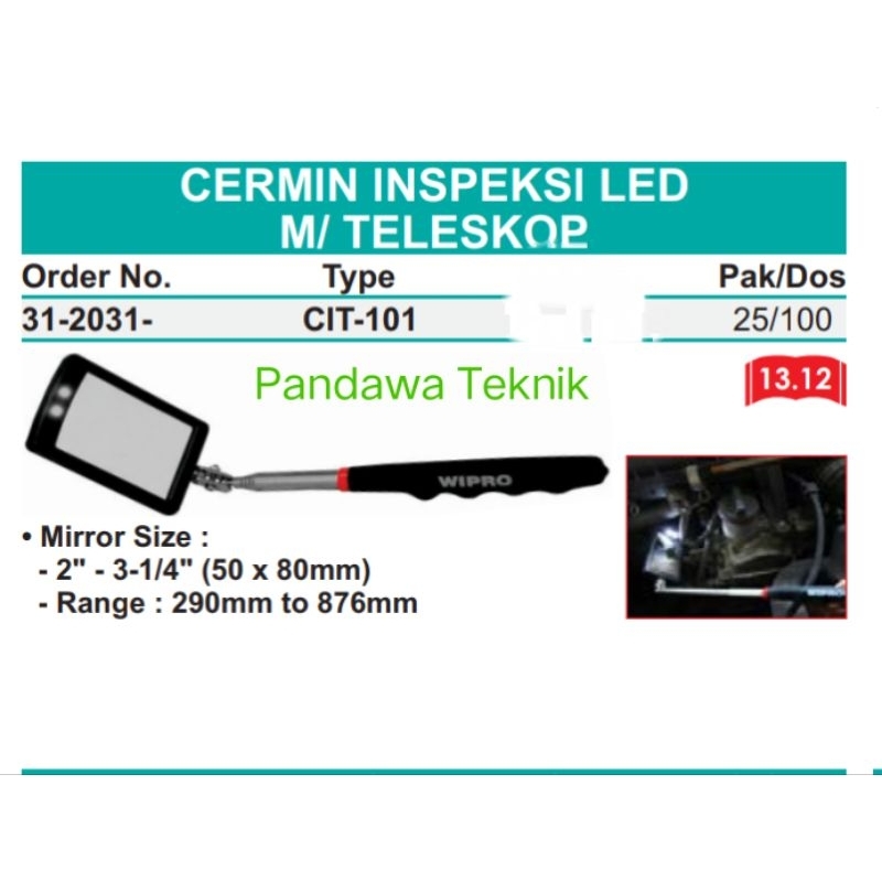 Jual Cermin inspeksi LED mod/teleskop wipro CIT 101 | Shopee Indonesia
