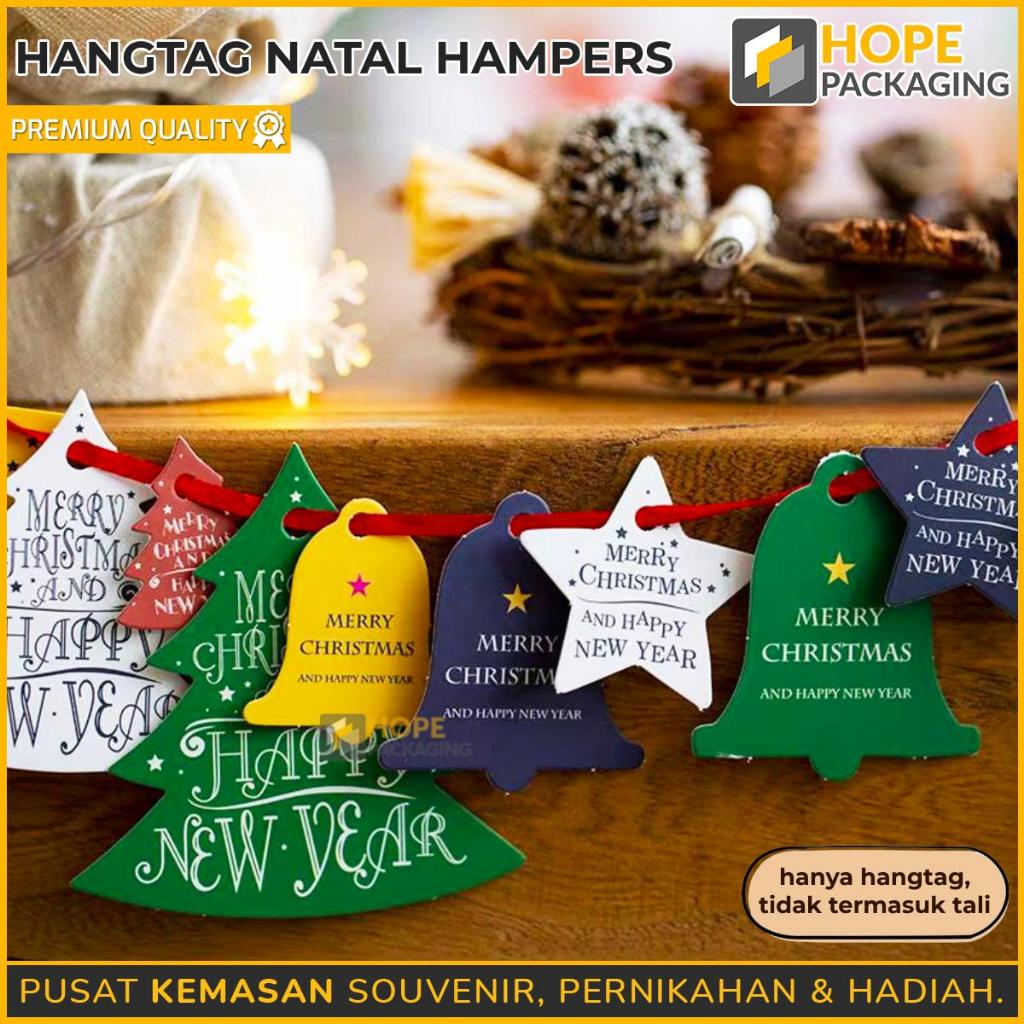 Jual Kartu Ucapan Merry Christmas / Kartu Tag Natal / Hangtag Natal ...