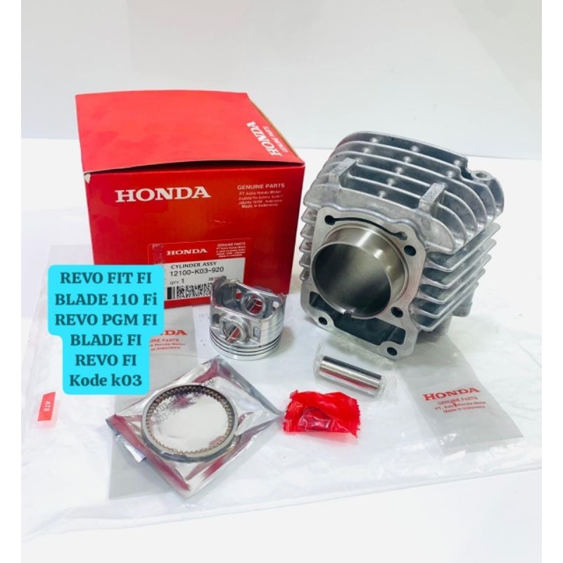 Jual BLOK SEHER REVO FIT FI BLADE 110 Fi REVO PGM FI BLADE FI REVO FI INJEKSI HONDA k03 SET ...