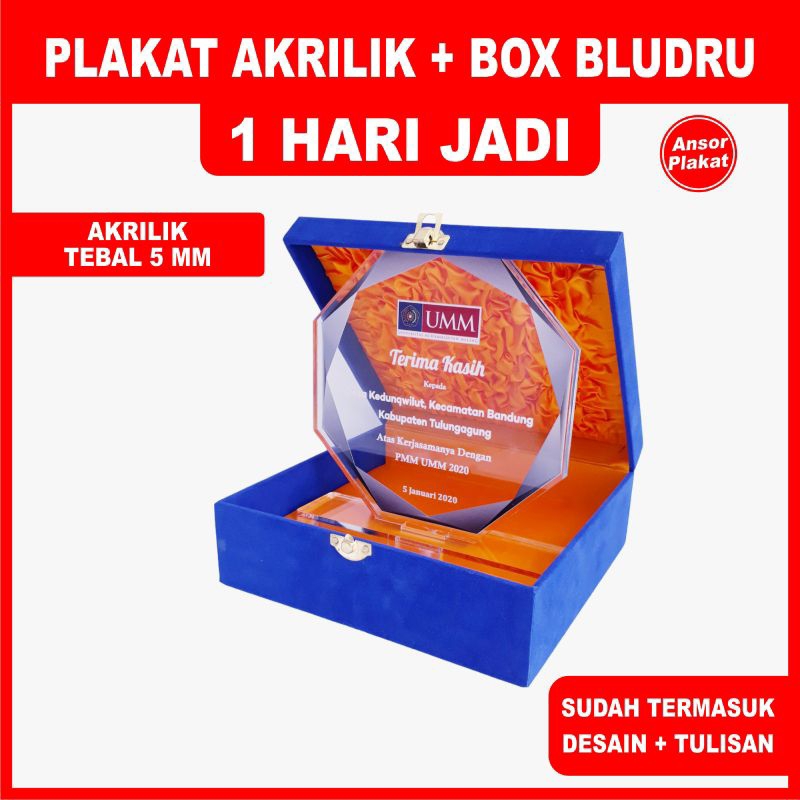 Jual PLAKAT VANDEL AKRILIK CUSTOM + BOX BLUDRU - 20 X 15 CM | Shopee ...