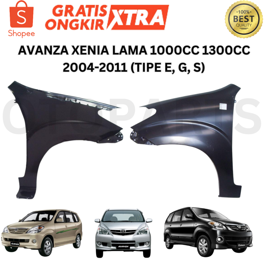 Jual Spakbor Fender Depan Avanza/Xenia 2004 2005 2006 2007 2008 2009 ...