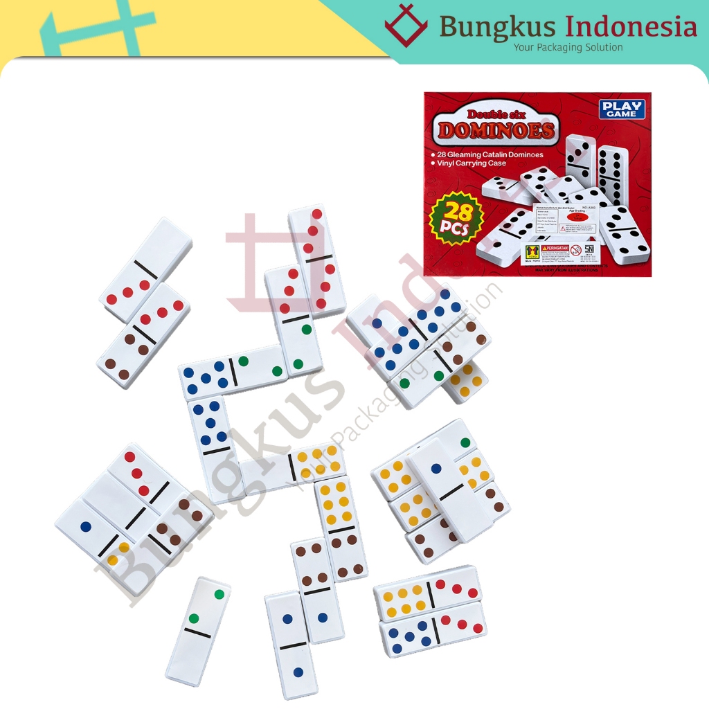Jual Domino Board Game / Kartu Gaple / Batu Gaplek Dominoes | Shopee ...
