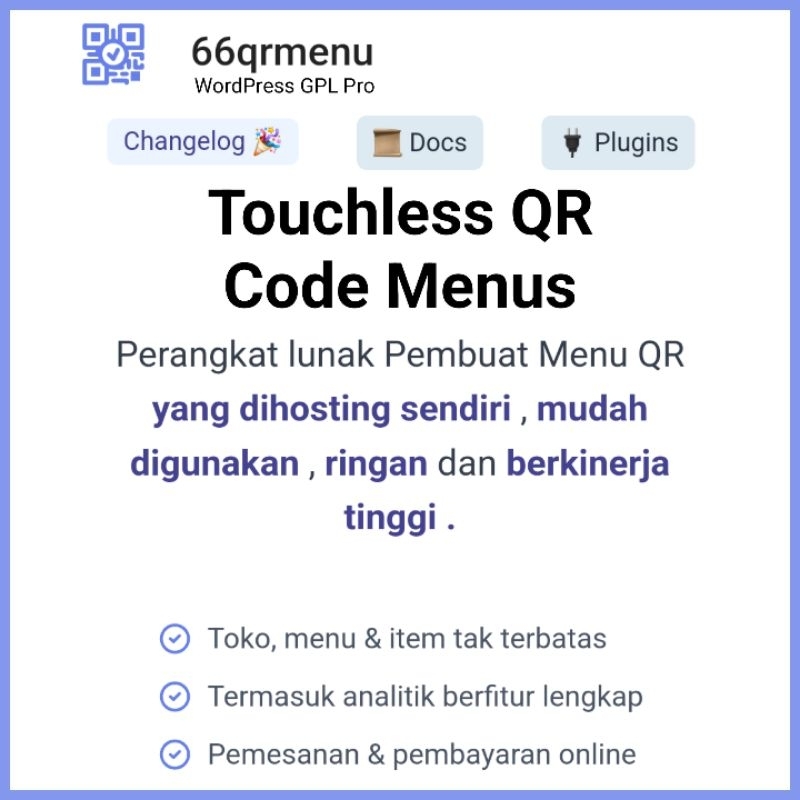 Jual 66qrmenu - Touchless QR Code Menus | Shopee Indonesia