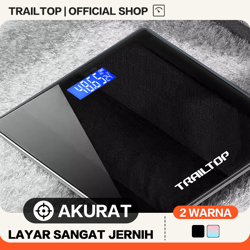 Jual TrailTop Timbangan Badan Digital Pengukuran Akurat Timbangan Layar ...