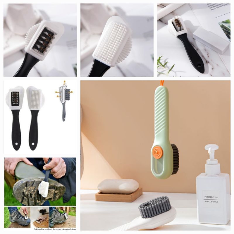 Jual Sikat sepatu | sikat Suede nubuck brush Suede 3in1 dan sikat ...