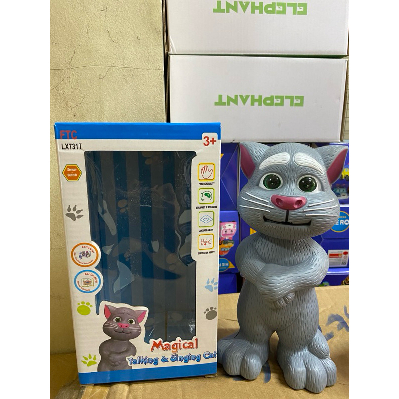 Jual MAINAN TALKING TOM - MAGICAL TALKING AND SINGING TOMCAT LUCU ...