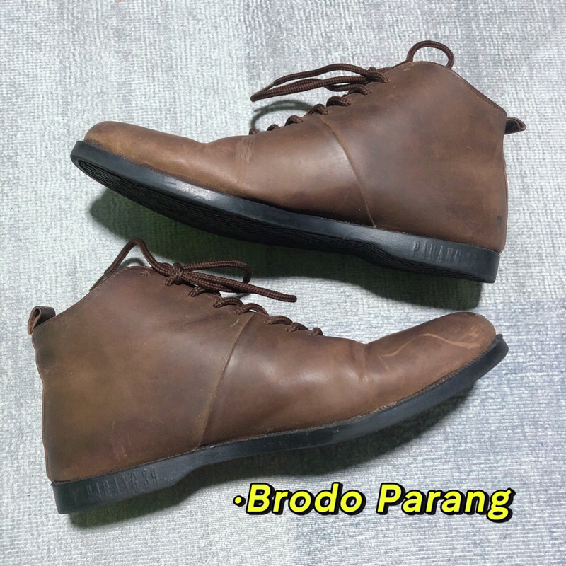 Jual Rare! Brodo Boot Gen 1. Sepatu Kulit Asli, Thrift & Preloved ...