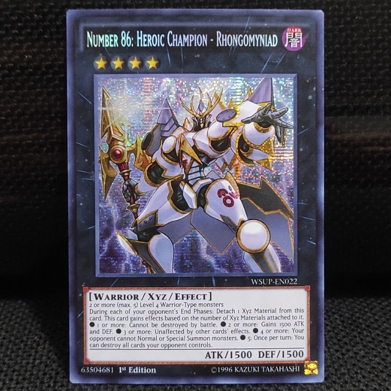 Jual Kartu Yugioh TCG / OCG JP Number 86:Heroic Champion-Rhongomyniad Ultra / Secret Rare UR ...
