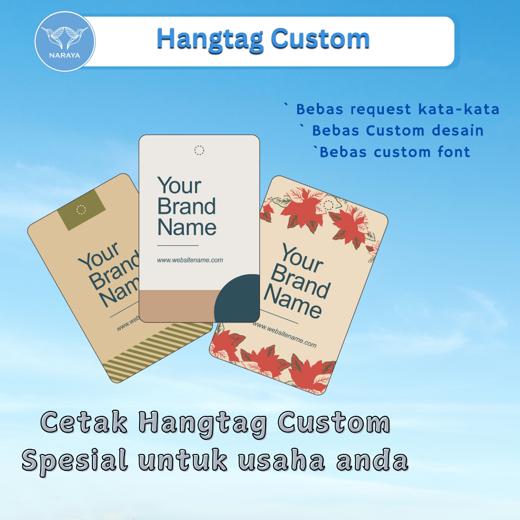 Jual Cetak Label harga / Hangtag / Price tag / Tag ucapan | Shopee ...