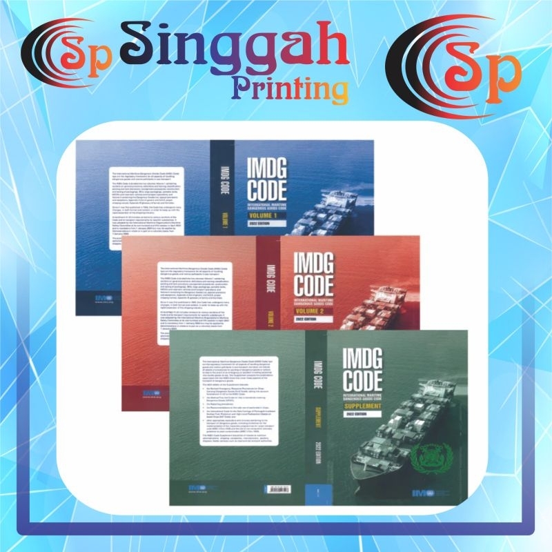 Jual BUKU IMDG CODE PELAUT EDISI 2022 1set (3 buku, VOL 1 - VOL 2 dan ...