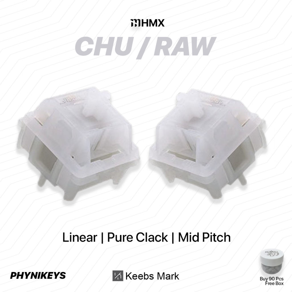 Jual HMX x Phynikeys RAW / Chu Linear Switch Mechanical Keyboard | Shopee Indonesia