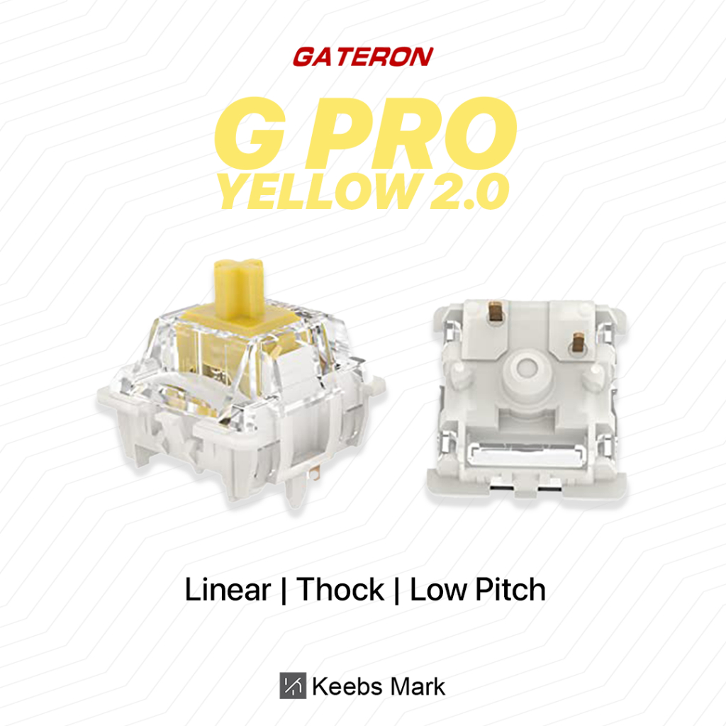 Jual Newest Gateron G Pro Yellow 2.0 KS9 Linear Switch Mechanical ...