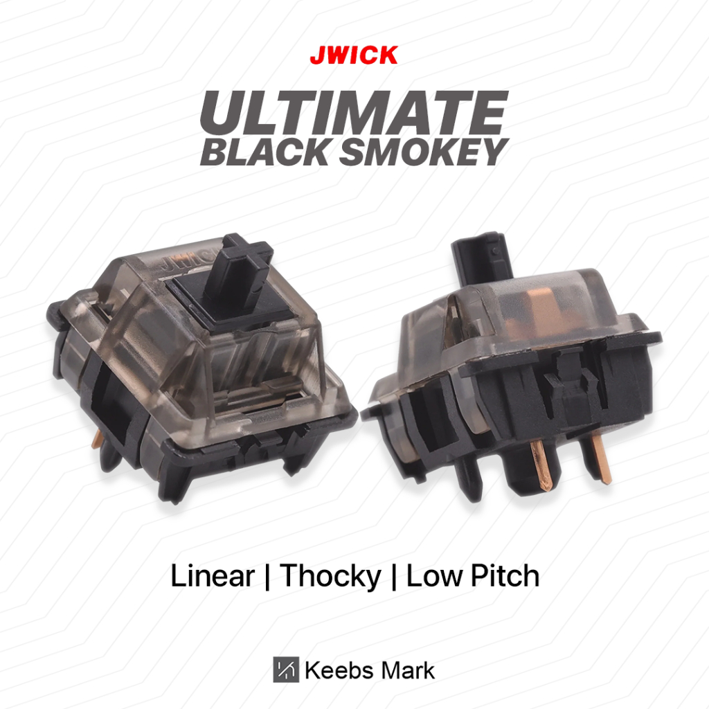 Jual JWICK / JWK Black Ultimate Smokey Linear Switch 63.5g Keyboard ...