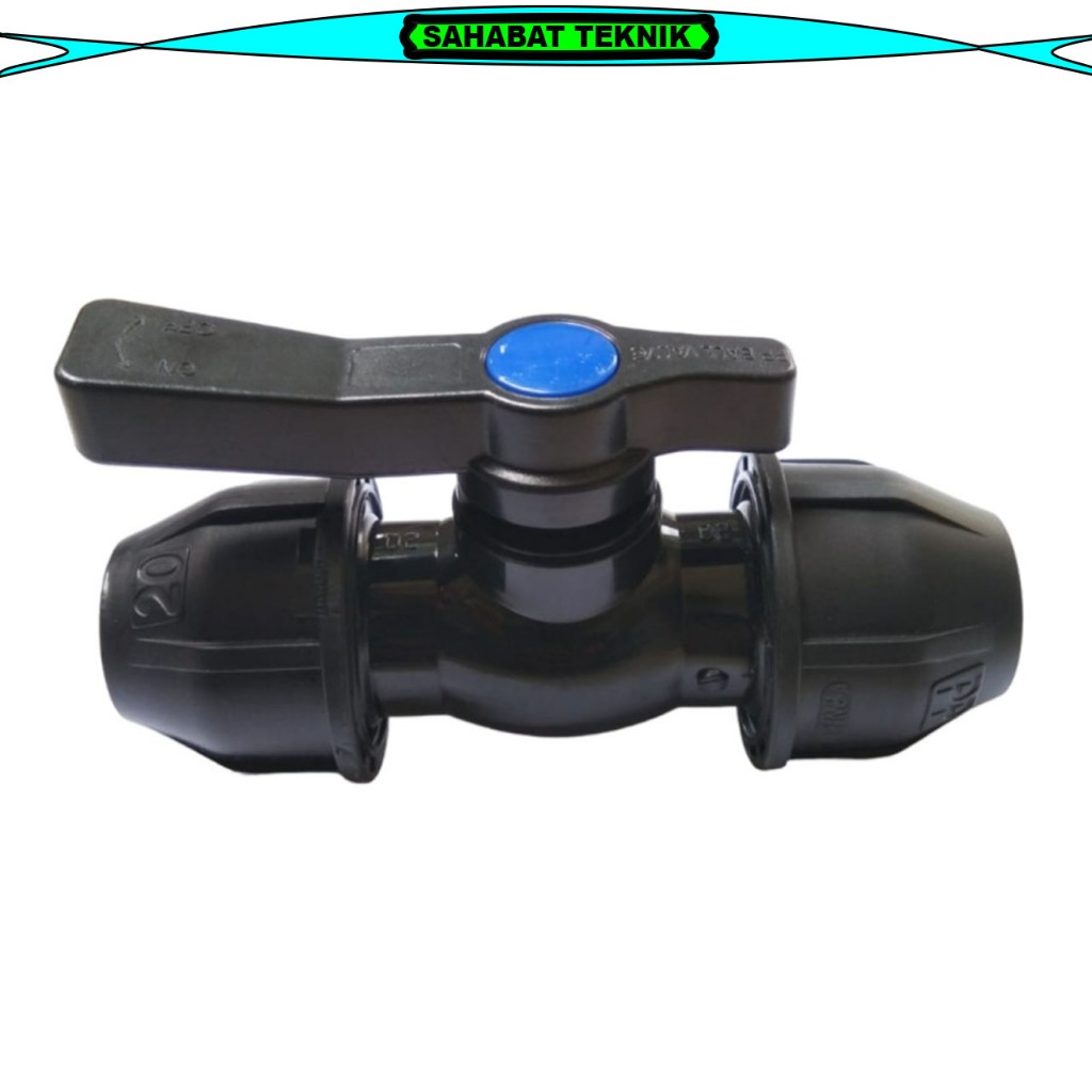 Jual Ball Valve HDPE Union 1/2 inch 20mm / Fitting HDPE Stop Kran ...