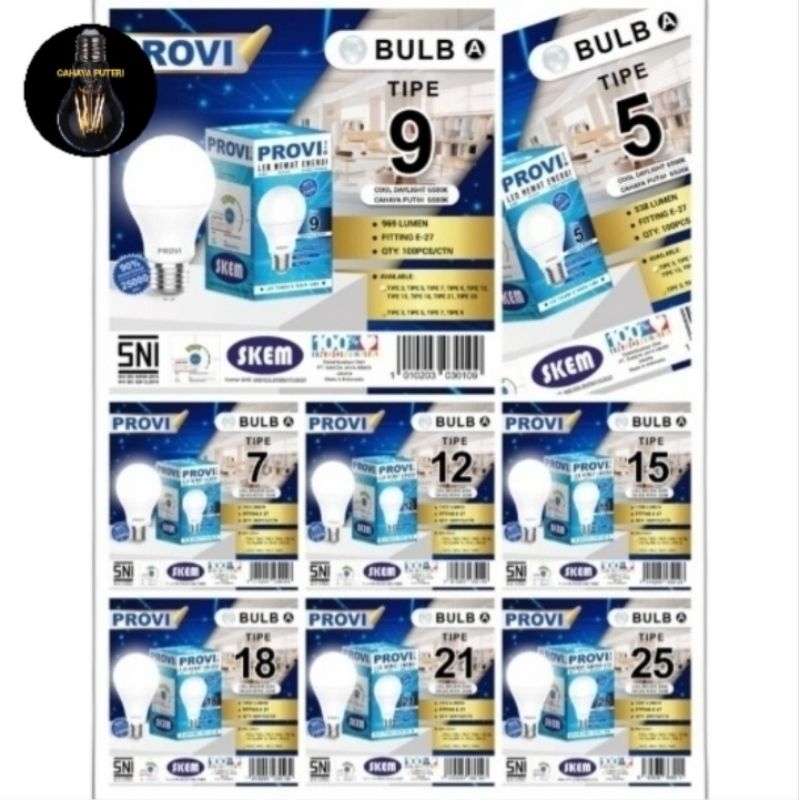 Jual Lampu led provi 15watt ( isi 10pcs/ box ) | Shopee Indonesia