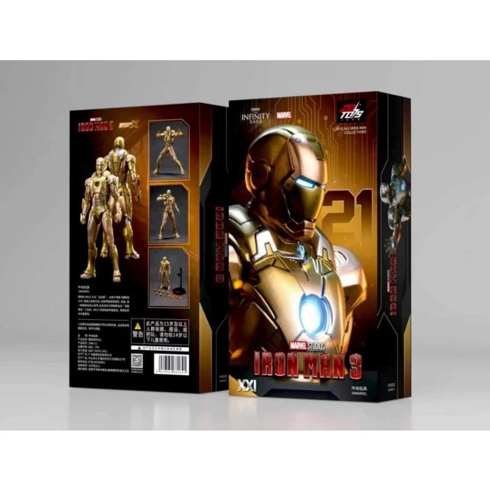 Jual Marvel ZD Toys Ironman Mark 21 MK XXI Midas Armor Iron man ...