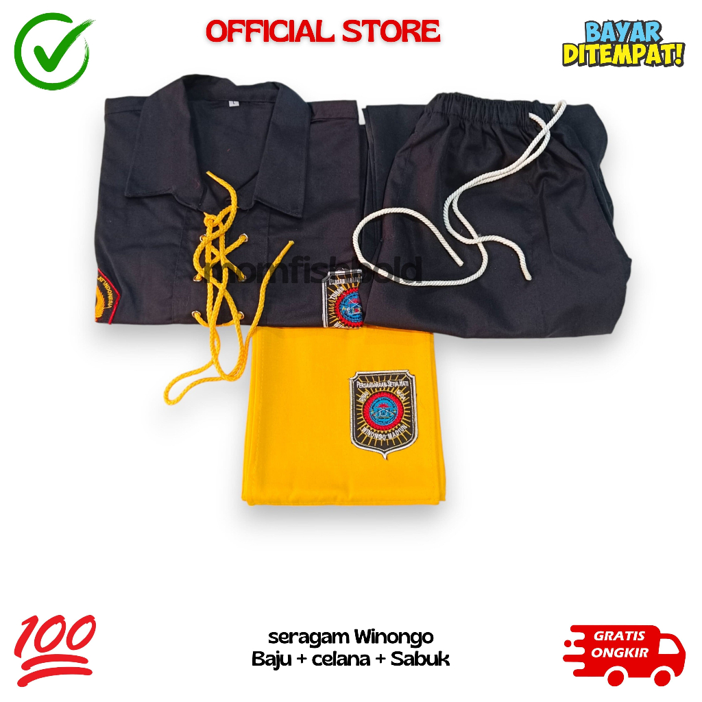 Jual Sakral Winongo Lengkap - Seragam Siswa Pencak Silat Sh Winongo ...