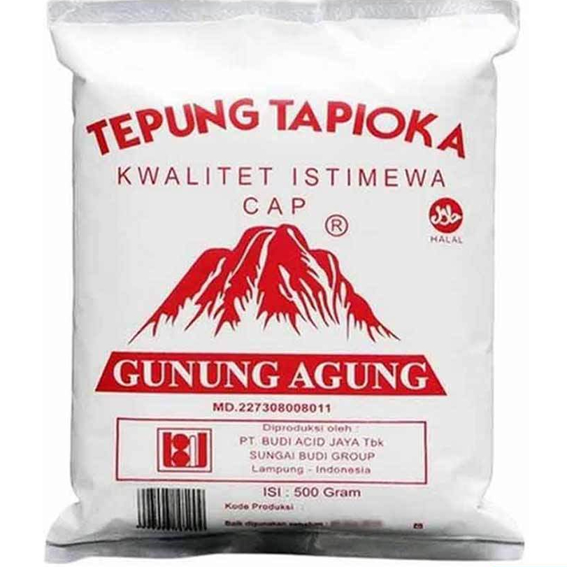 Jual Tepung tapioka cap gunung agung 500gr/pcs | Shopee Indonesia