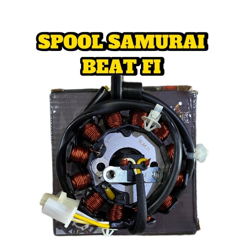 Jual SPOOL KOMPLIT STATOR COMP BEAT FI SAMURAI | Shopee Indonesia
