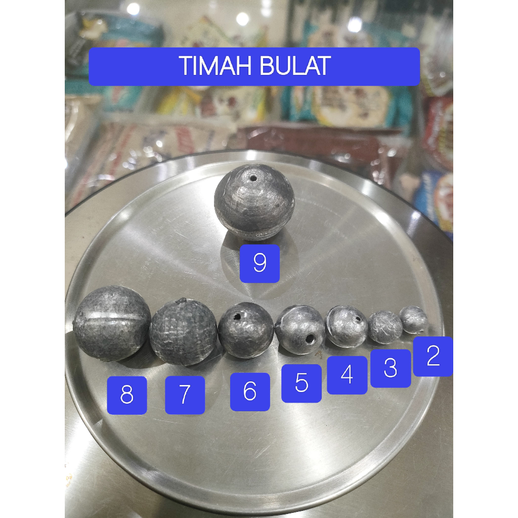 Jual TIMAH PANCING, PEMBERAT BENTUK BULAT, (JUAL PERBUNGKUS) BACA ...