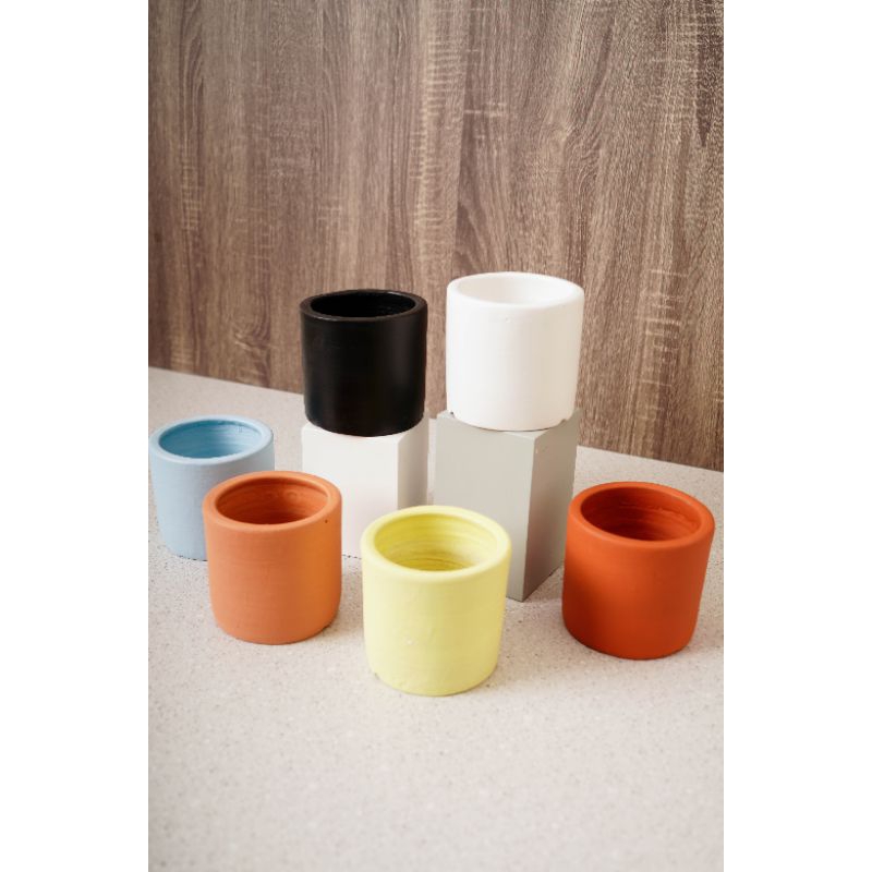 Jual Pot Sukulen Terakota Estetik D10T10 Silinder | Shopee Indonesia