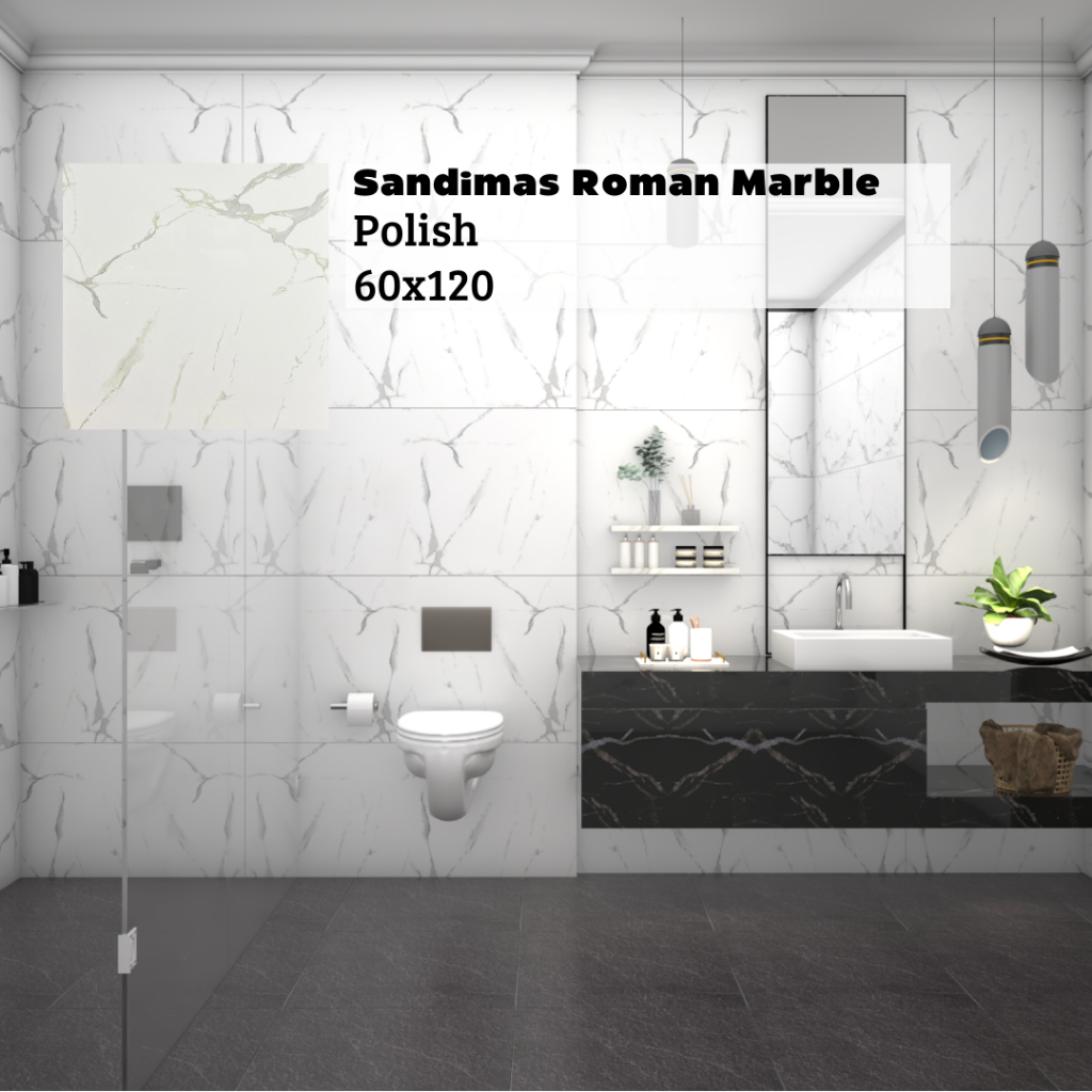 Jual Granit Sandimas Roman Marble 60x120 ( Digital Polished ) | Shopee ...