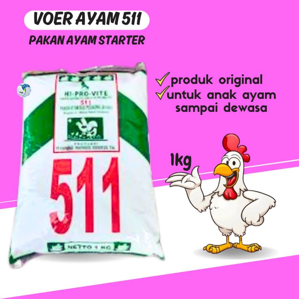 Jual Voer Pur Pakan Ayam Hi Pro Vite 511 Charoen Pokphand | Shopee ...