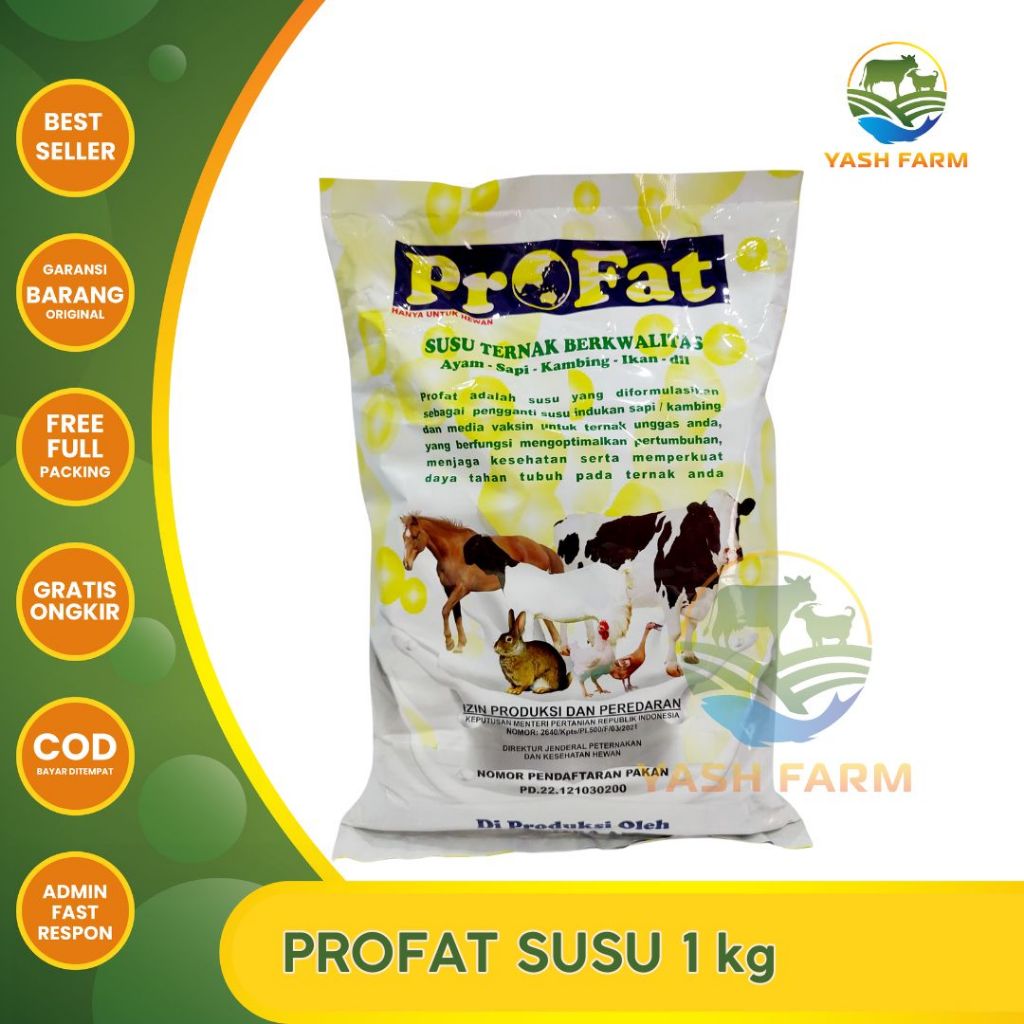 Jual PROFAT 1KG - SUSU TERNAK BERKUALITAS | Shopee Indonesia