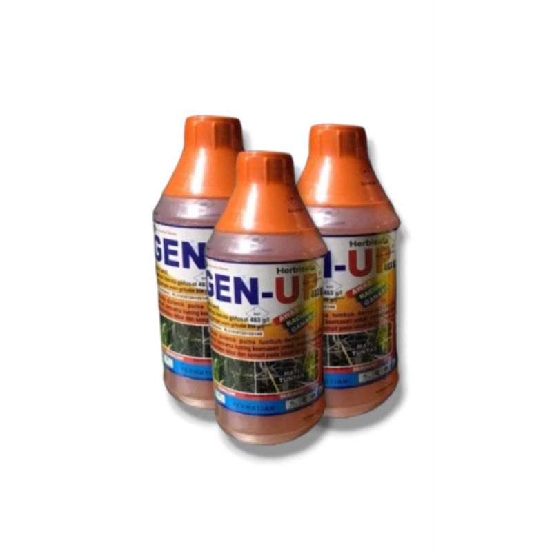 Jual Herbisida Sistemik Gen Up 1 Liter Genup 483SL Glifosat 483 g/l ...