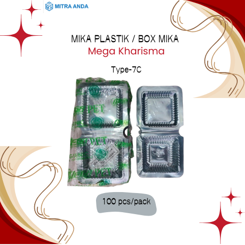 Jual Mika Plastik / Box Mika MEGA Type 7C isi 100 pcs | Shopee Indonesia