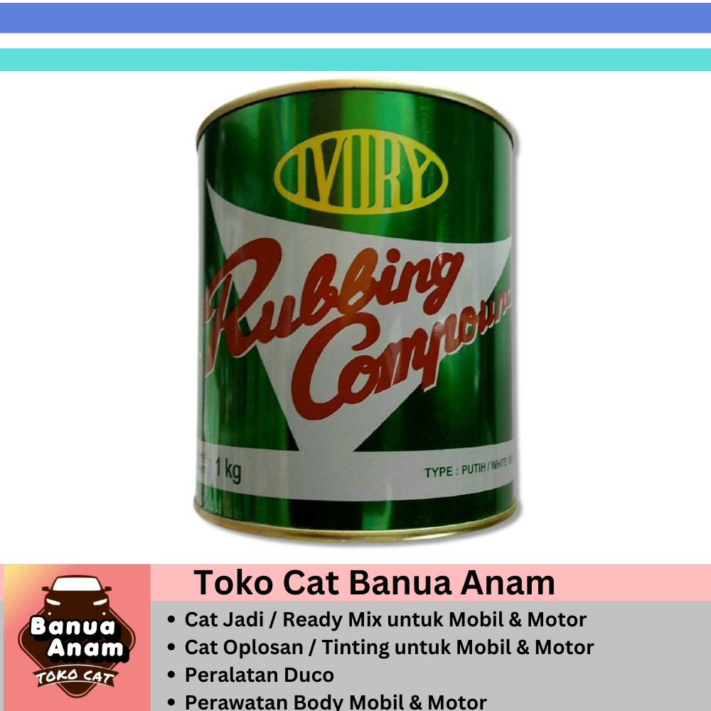 Jual Ivory - Rubbing Compound Warna Putih Penghilang Baret Halus Pada ...