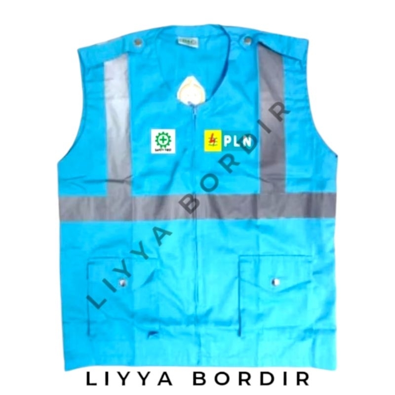 Jual Rompi PLN Safety First Rompi PLN Rompi Safety First Bordir ...