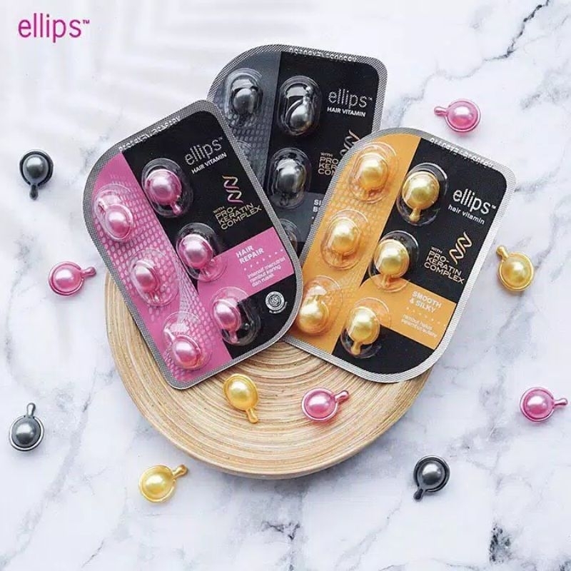 Jual Ellips Hair Vitamin Mini Blister ECER | Shopee Indonesia